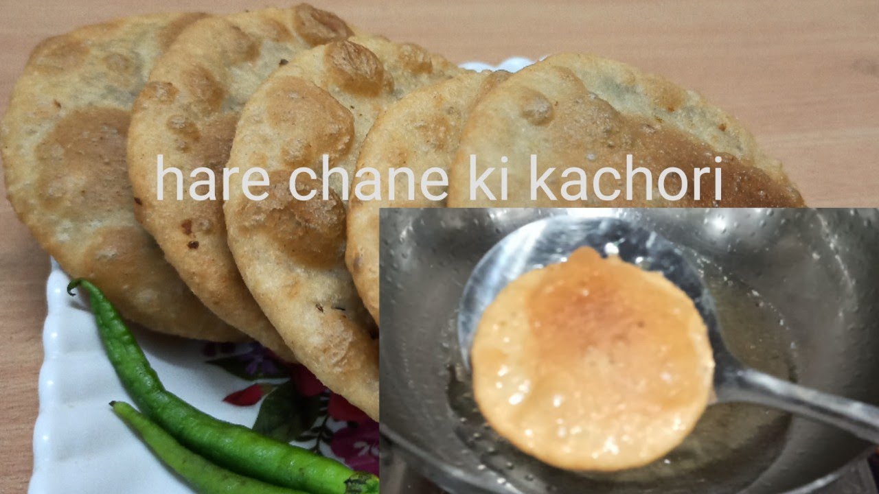 Hare chane ki kachori#Hara chana recipe#kachori recipe#hare chane ki ...