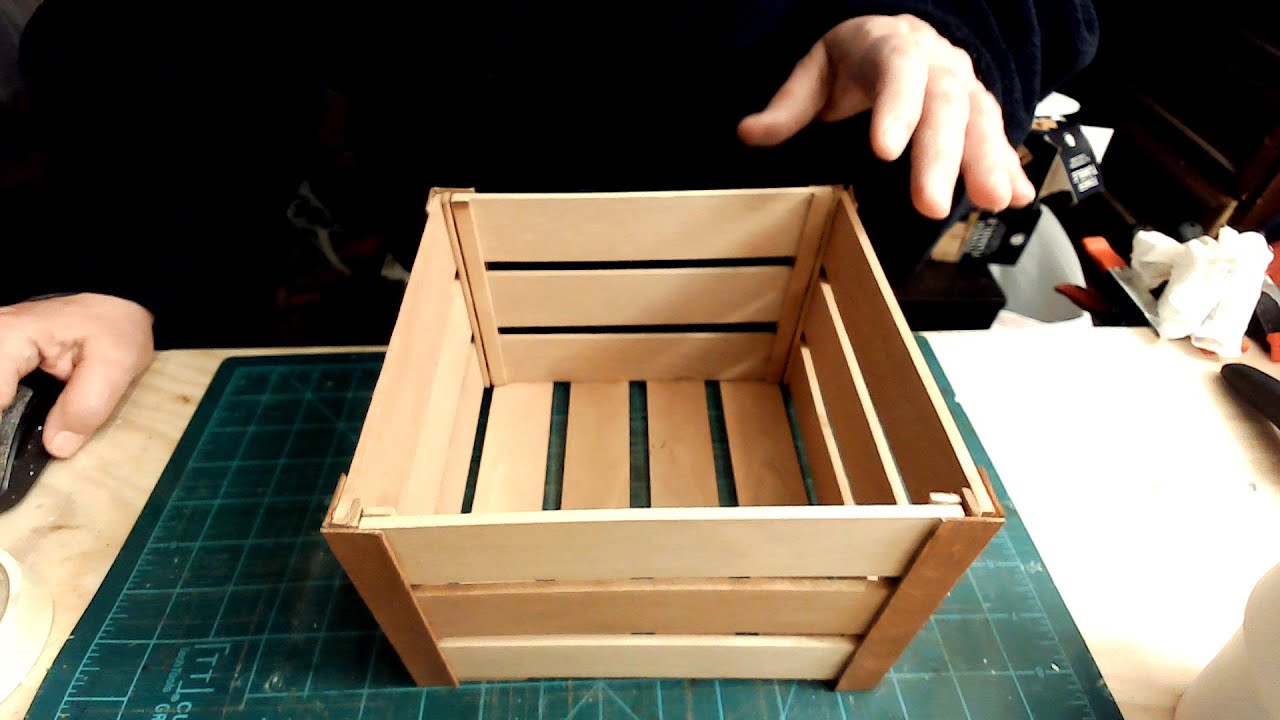 How to DIY a Wooden Crate for less than $5. - YouTube