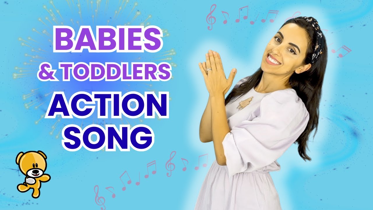 Slow Action Song for Babies & Toddlers | Baby Shark Inspired - YouTube