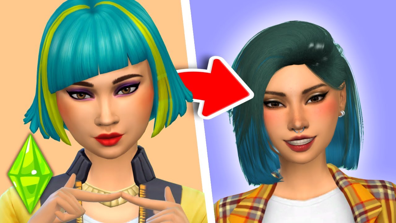 Giving VANESSA JEONG a CC makeover - Sims 4 Townie CC Makeover - YouTube