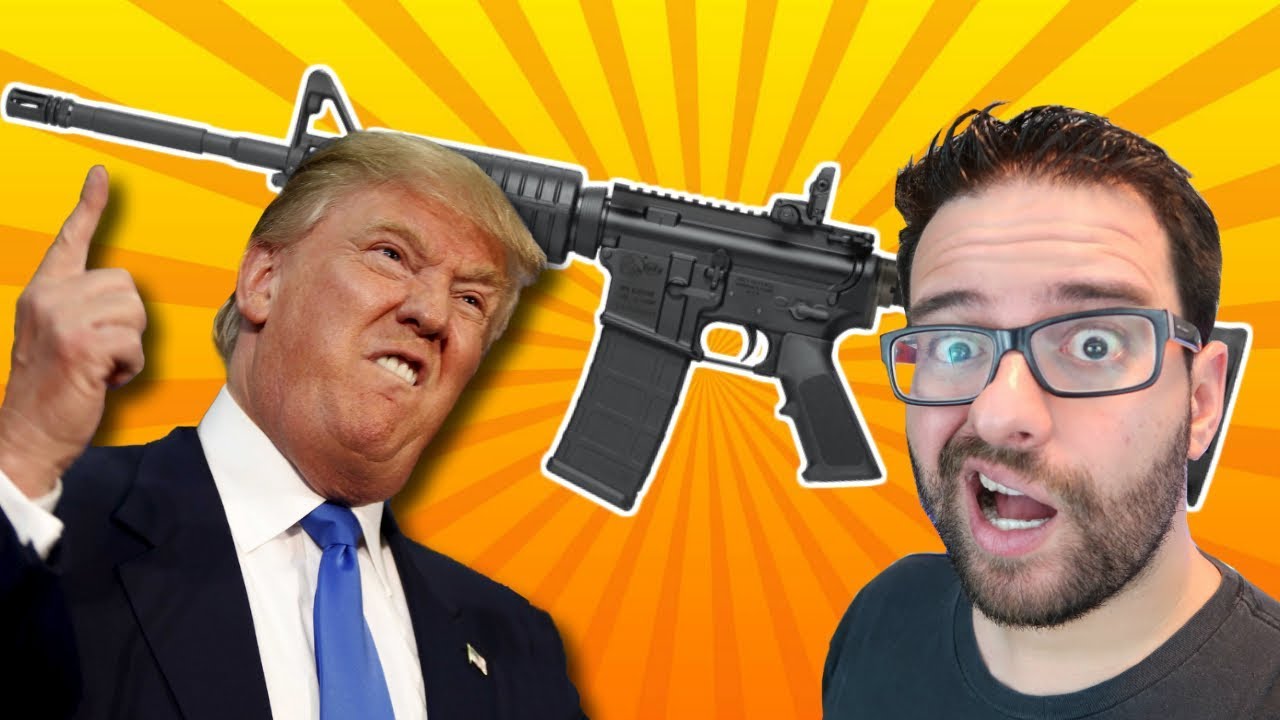 "JUST TAKE THE GUNS", says Trump. What?! - YouTube
