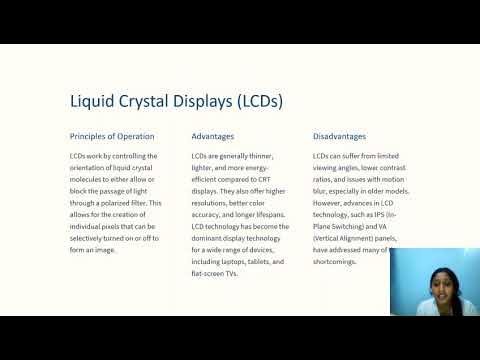 Introduction to Computer Graphics||video display devices|| types and future advancement||21CS63 ...