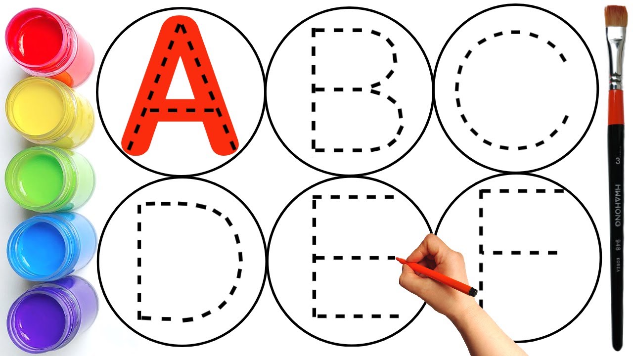 아이들을 위한 ABC 알파벳 따라 쓰기 | 알파벳배우기 | writing alphabet | learn alphabet ...