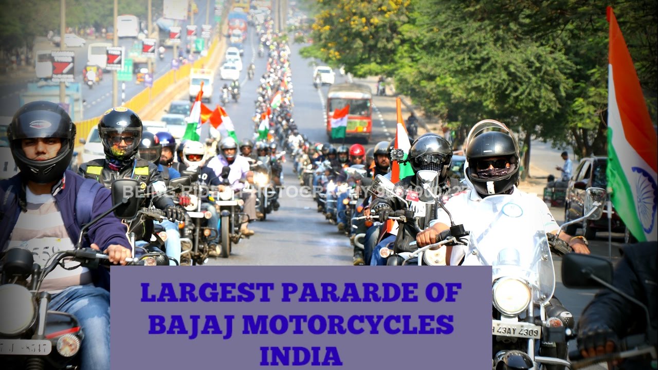 Guinness World Record 26 January 2017, Largest Parade of Bajaj ...