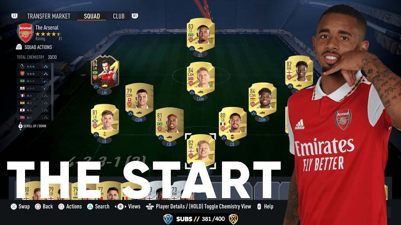 I BUILT THE ARSENAL SQUAD ON FIFA 23 ULTIMATE TEAM - YouTube
