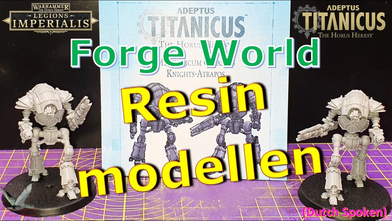 Het wassen van Forge World Resin Mechanicum Cerastus Knight Atrapos ...