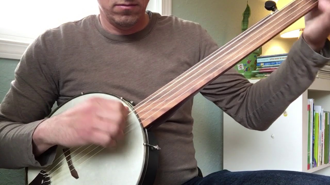 fretless banjo sample, Calkins Banjos - YouTube