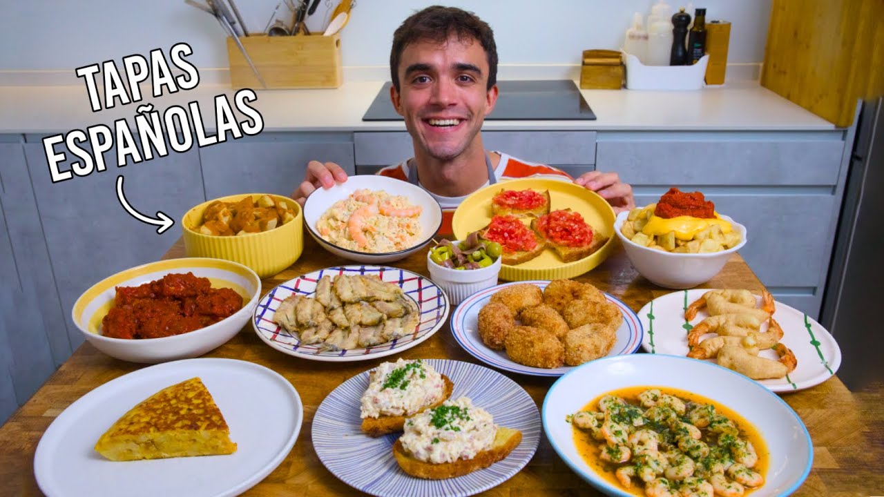 Hago 12 tapas españolas clásicas - YouTube