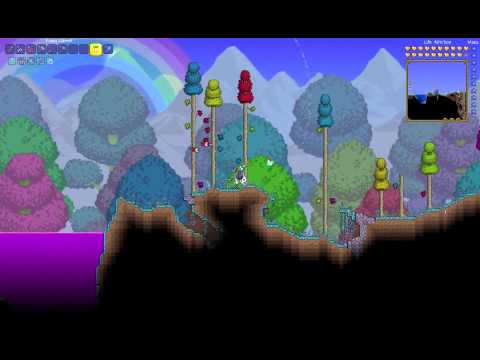 Terraria patch 1.2.4 [Fuzzy Carrot] - YouTube