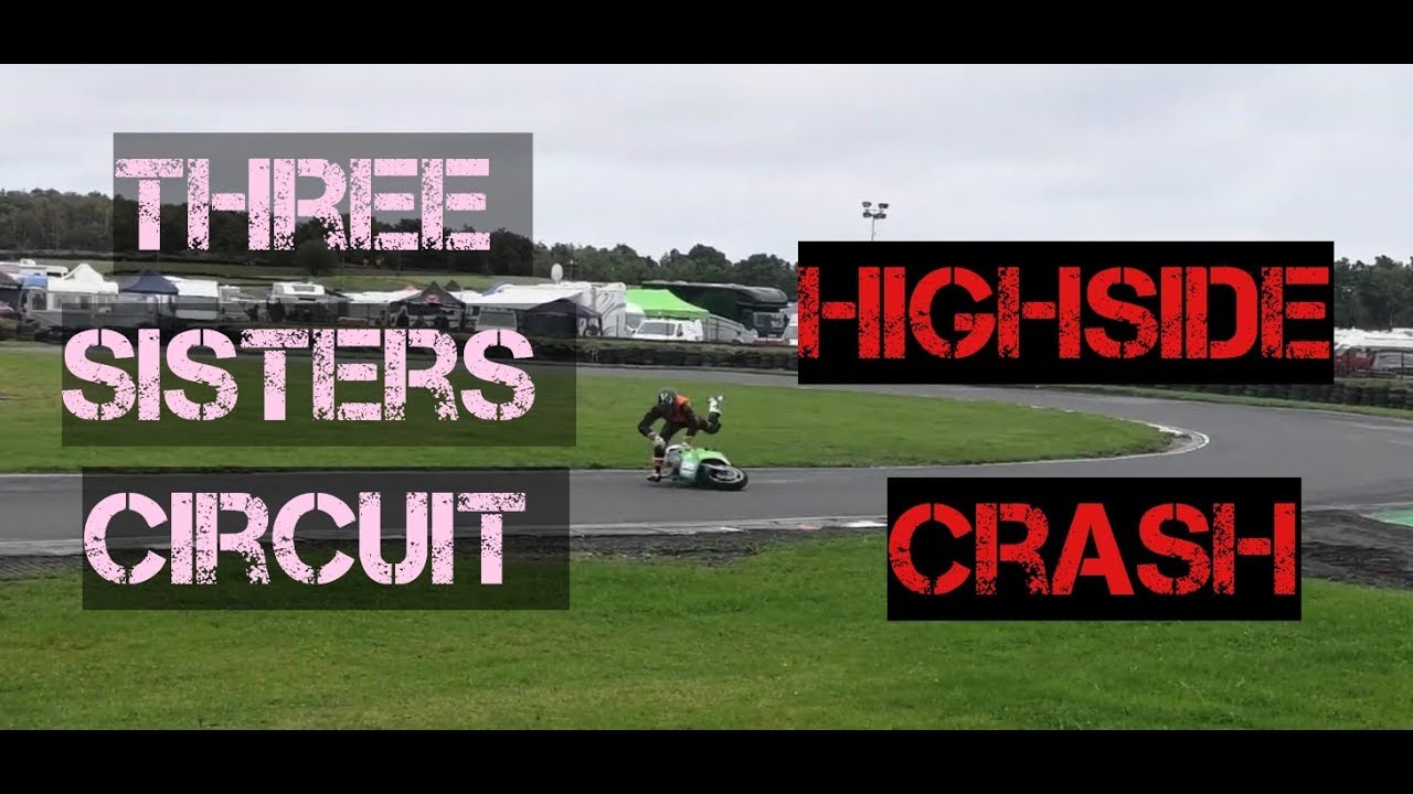 Three Sisters Circuit High side Crash Kawasaki ZX400-R - YouTube
