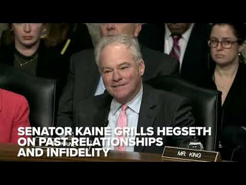 Pete Hegseth grilled by senators in a tense hearing - YouTube