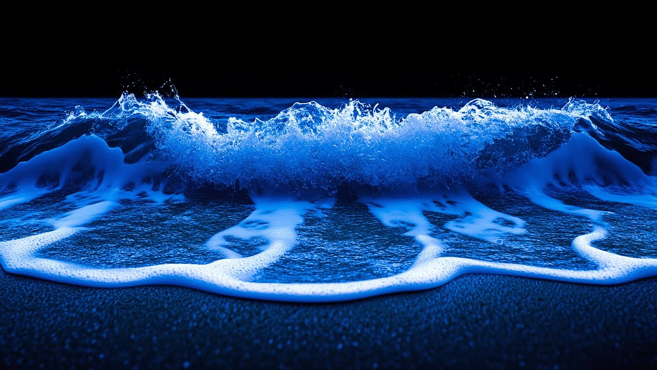 Soothing Beach Waves Rolling at Night to Help You Relax, Unwind, and ...