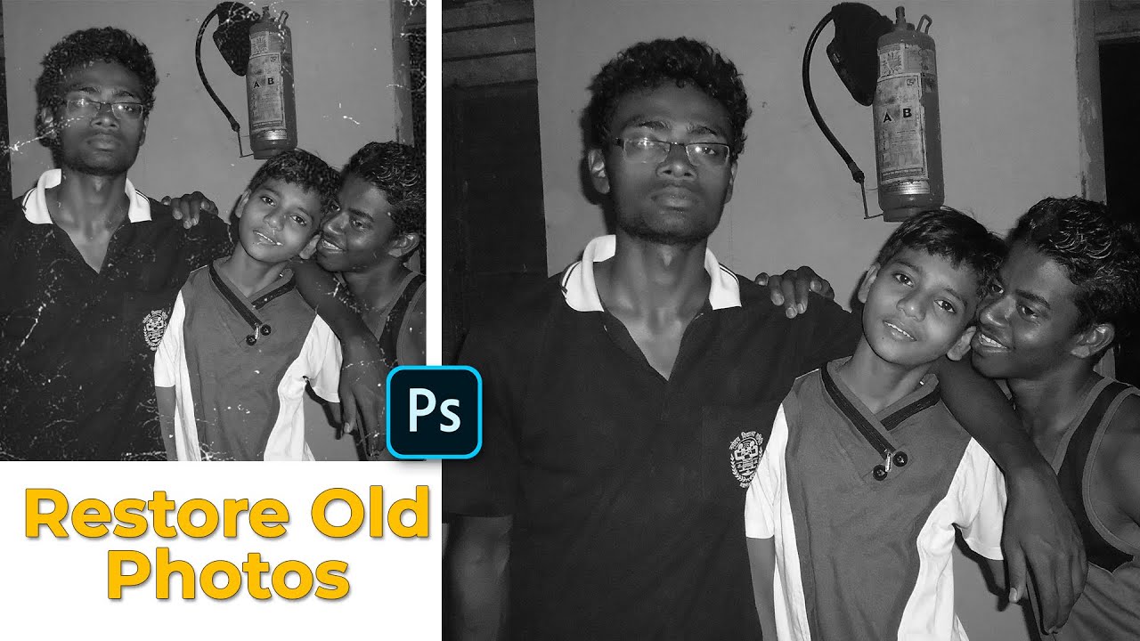 How to Restore Old Photos in Photoshop – Fix Damaged & Scratched ...