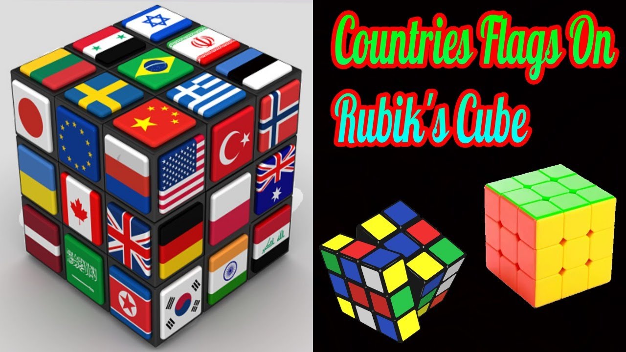 Rubik’s Cube Flag Patterns (EASY & COOL) - YouTube