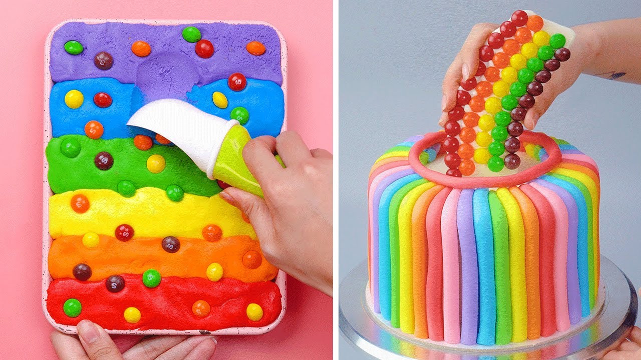How To Make Rainbow Cake Decorating Ideas 12 So Yummy Chocolate Cake