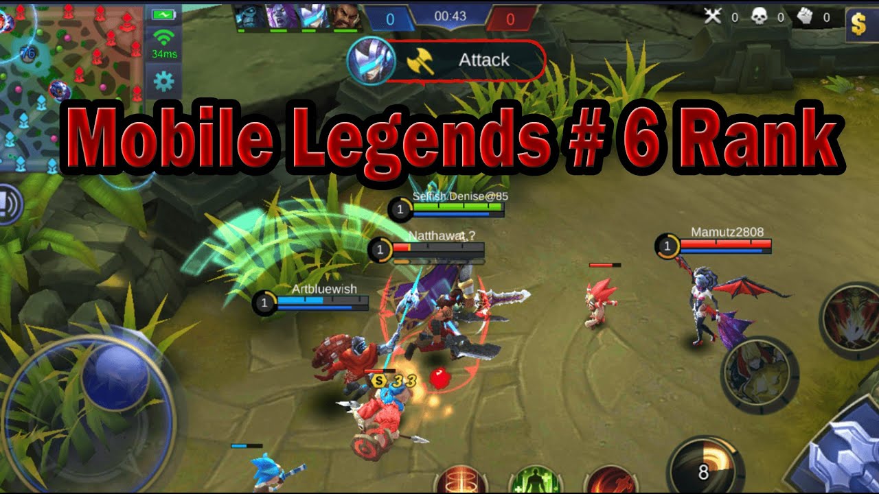 Mobile Legends # 6 Rank - YouTube