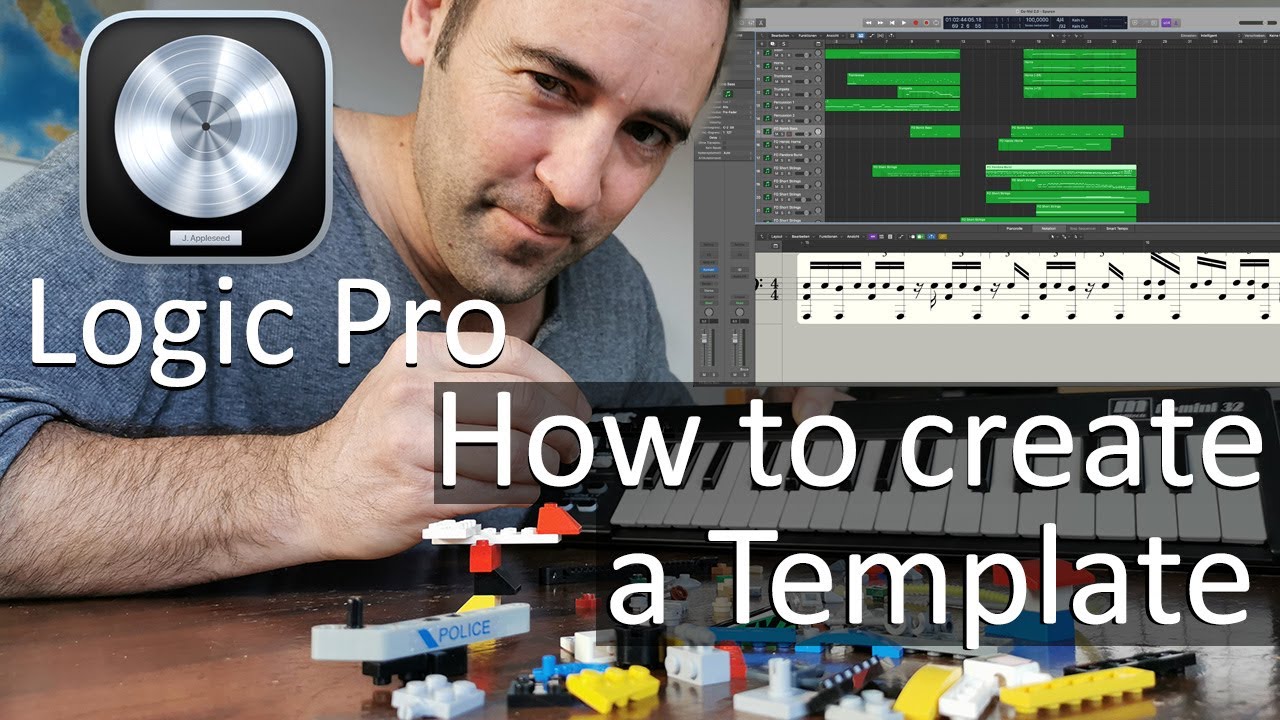 How to create a Template in Logic | My new hybrid template with Albion ...