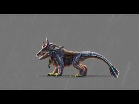 SPINE animation: Beast creature animations for game - YouTube