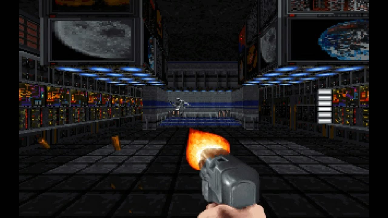 Duke Nukem 3D beta (Lame Duke) DOOM.MAP - YouTube