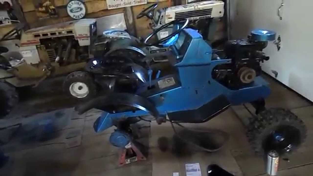 1972 sears suburban 12 mud mower part 4 all most done - YouTube