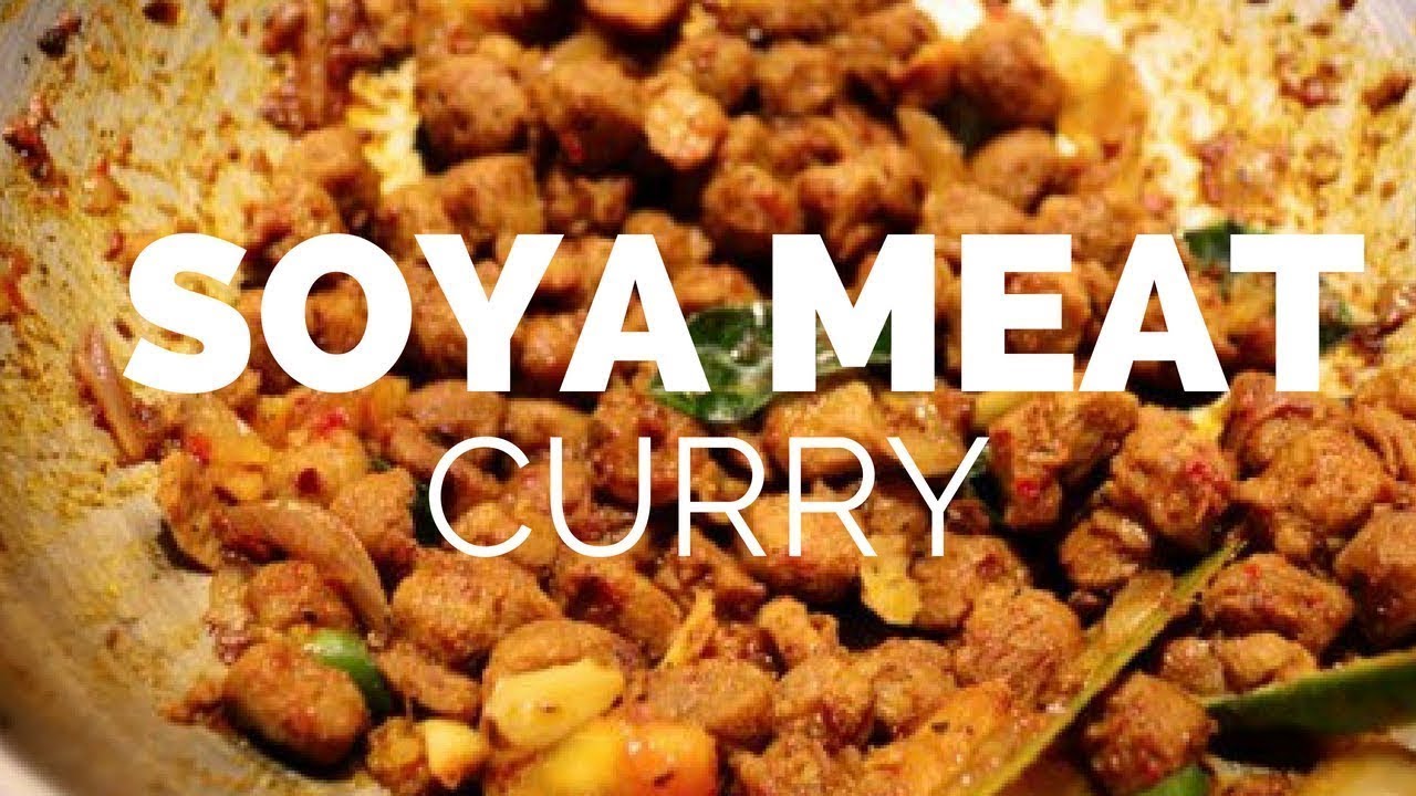 How to make Soya Meat Curry (Tamil) - Amy's Kitchen - YouTube