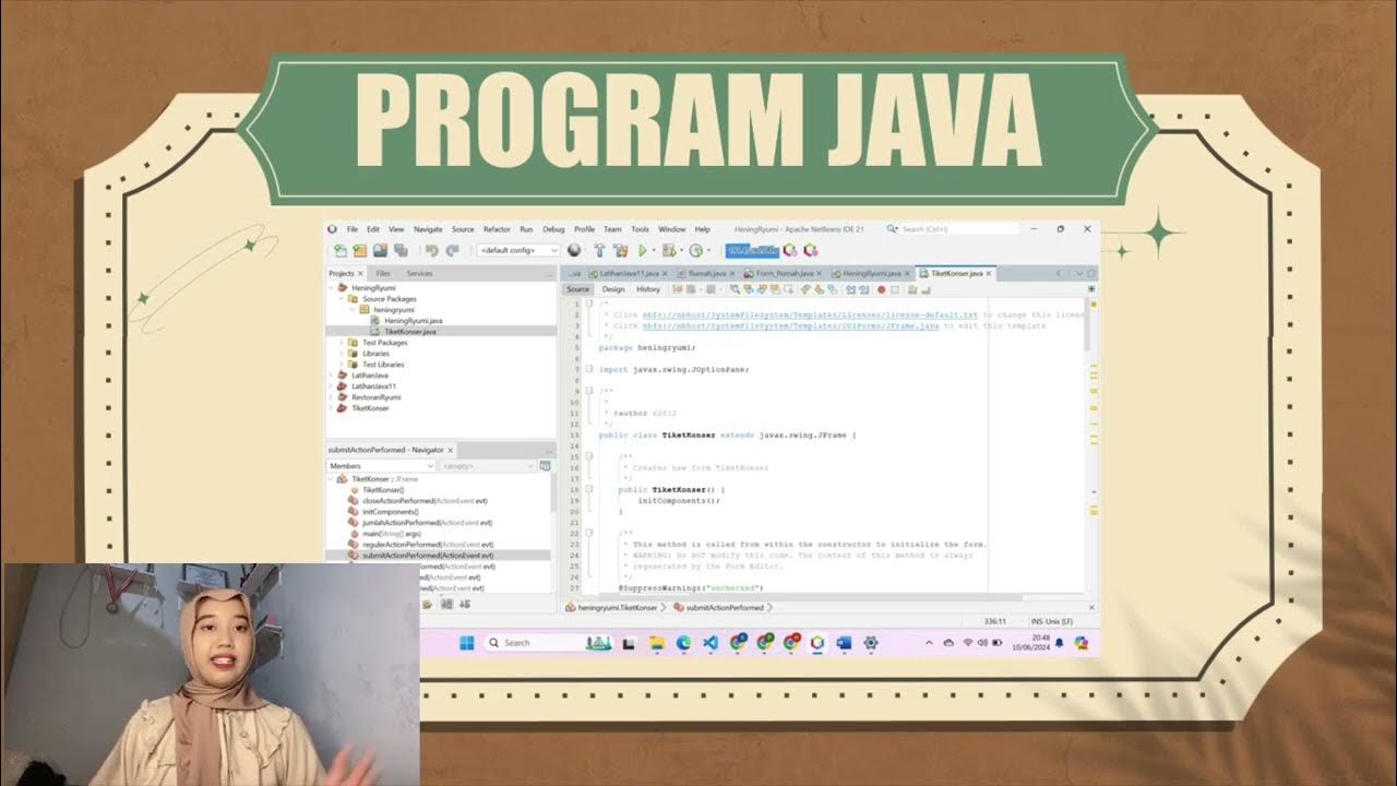 Program Pemesanan Tiket Konser | Java NetBeans - YouTube