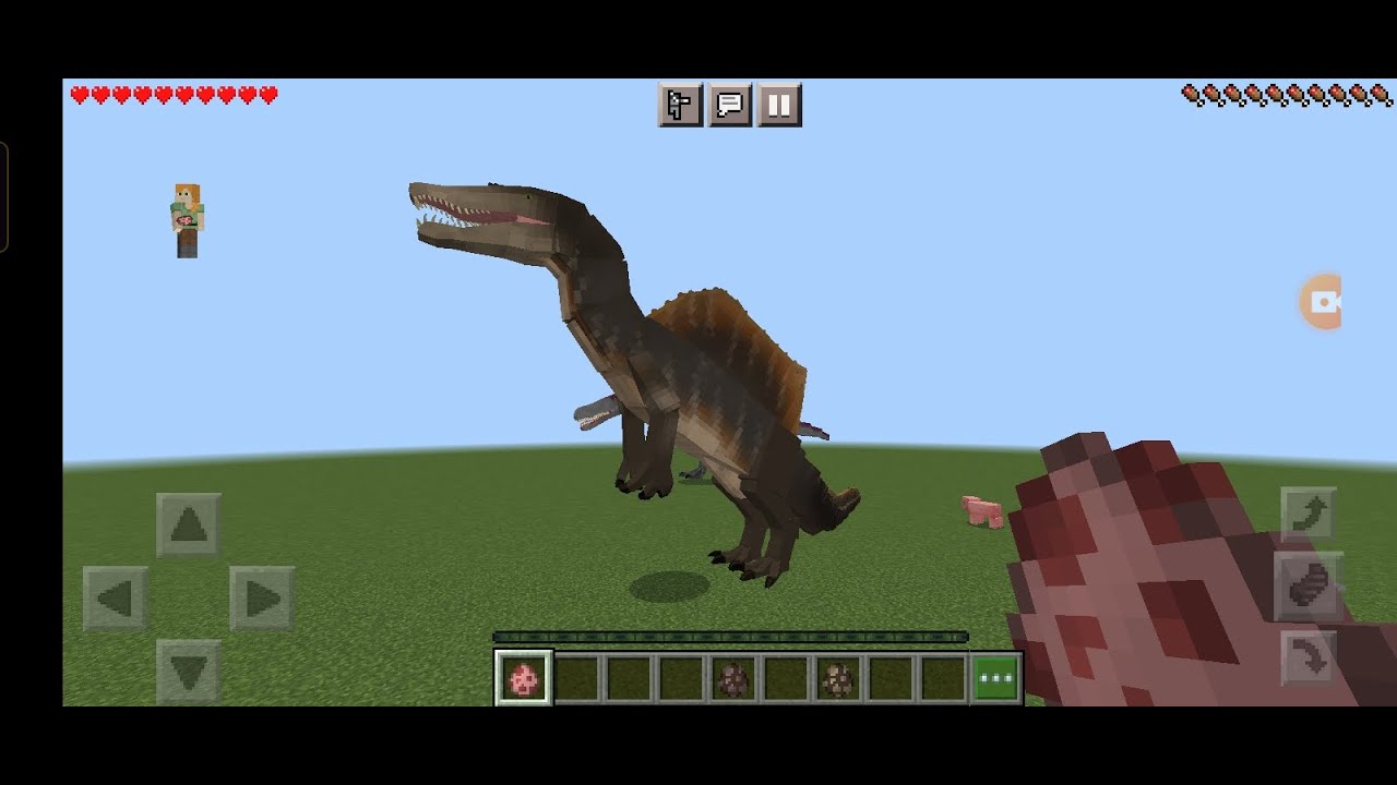 ADDON DINOSAURS MCPE (1.18,1.19) - YouTube