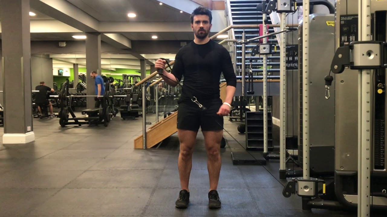 Eccentric Cable External Rotation - YouTube