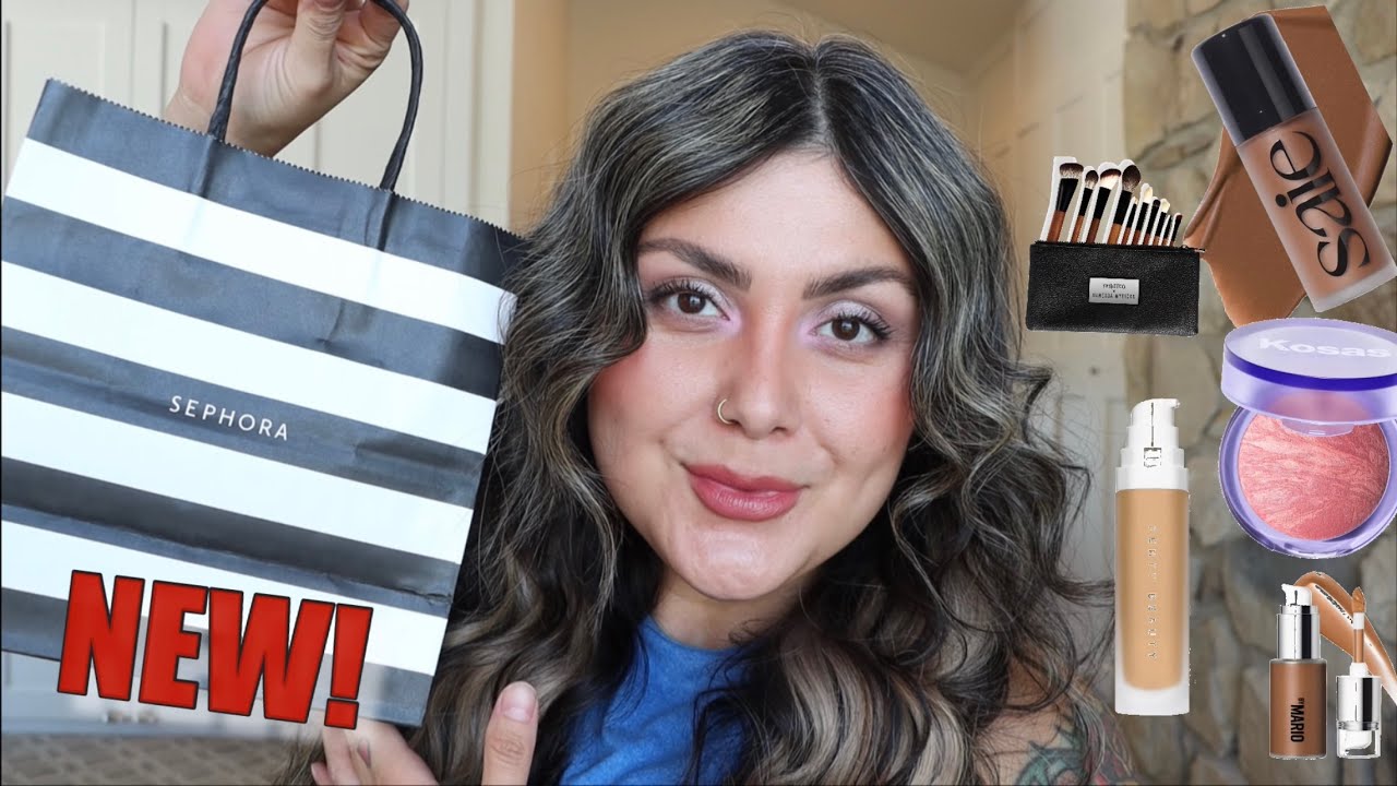 NEW Makeup: MBM liquid bronzer vs Saie | Kosas blush, Fenty foundation ...