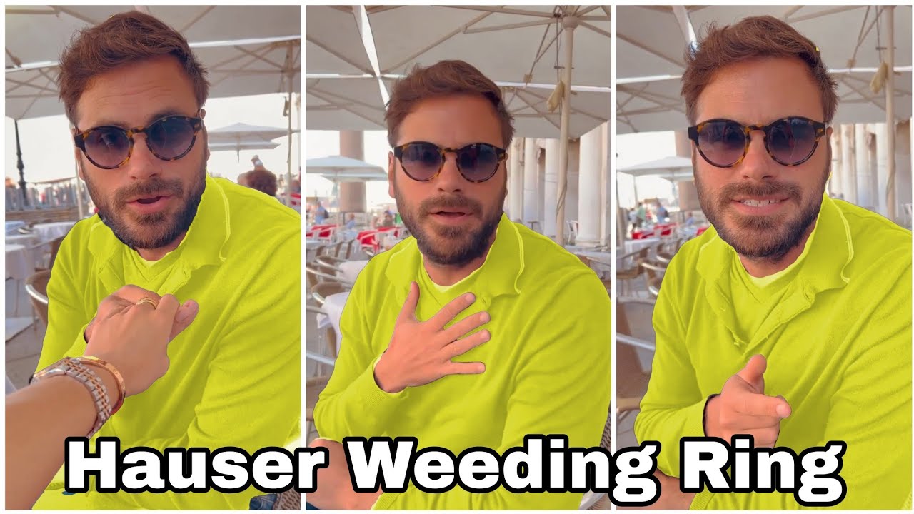 Stjepan Hauser just gave a beautiful wedding ring to his future wife ...