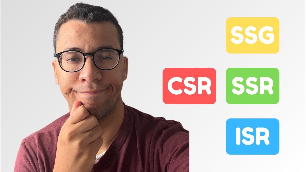 Rendering techniques (CSR vs SSR vs SSG vs ISR) - إرتجال تيك - YouTube