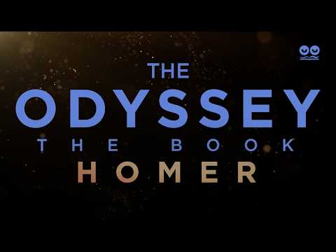The Odyssey by Homer (With Greek Names) | Complete (Human-Read) Audiobook with Text & Illustrations