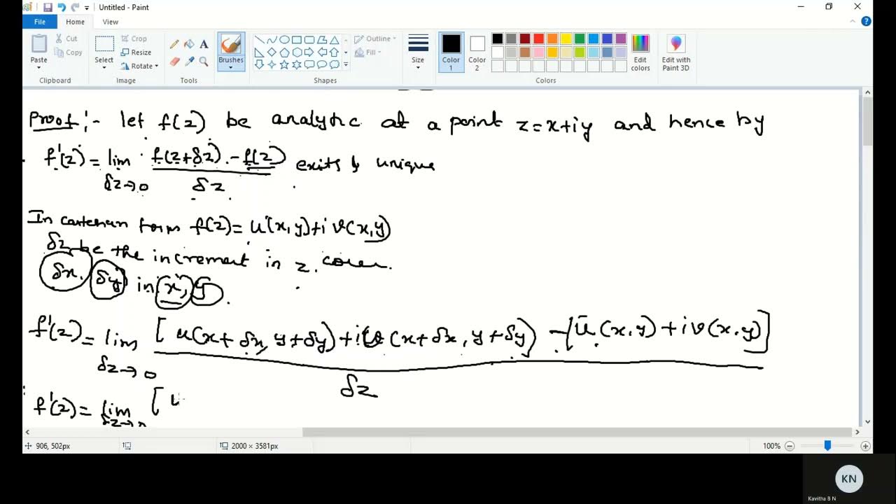 18MAT41 MODULE 1 CR EQUATION IN CARTESIAN FORM - YouTube