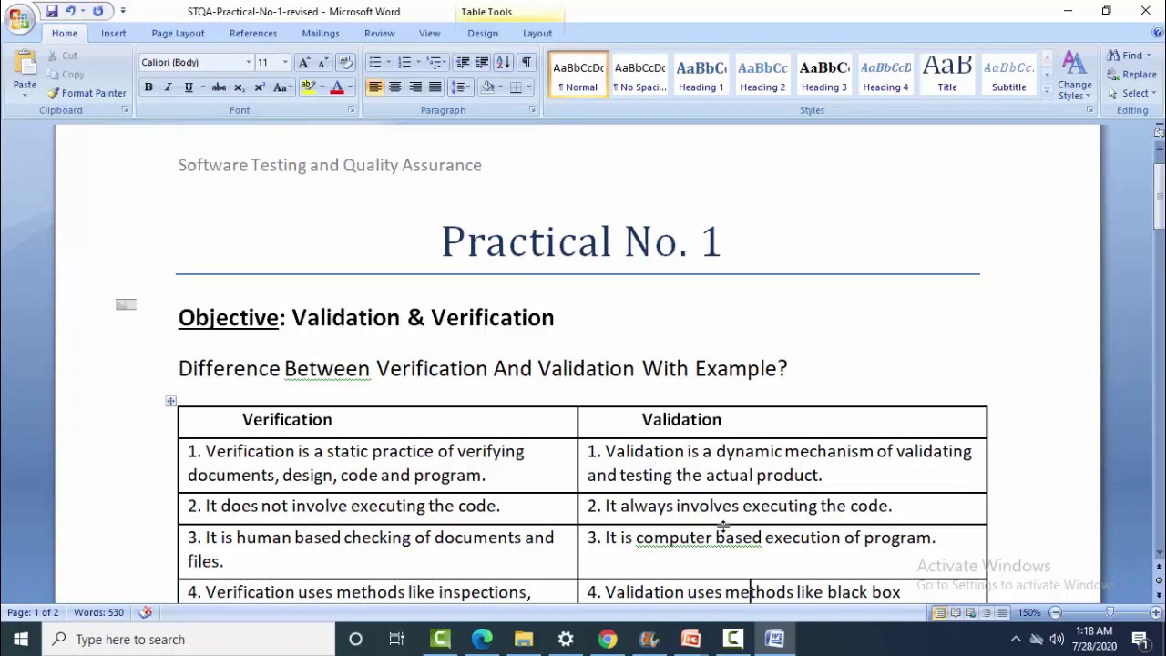 Difference between verification and validation in software testing ...
