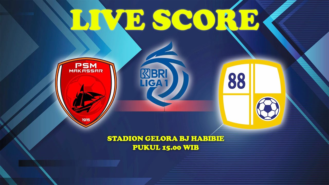 🔴 LIVE: PSM Makassar vs Barito Putera | Liga 1 2023 - YouTube