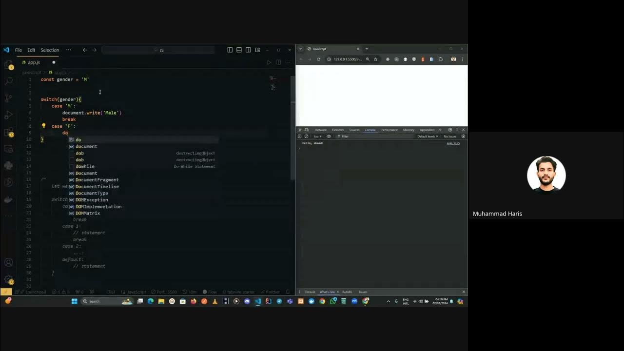 Javascript Session 5 Youtube