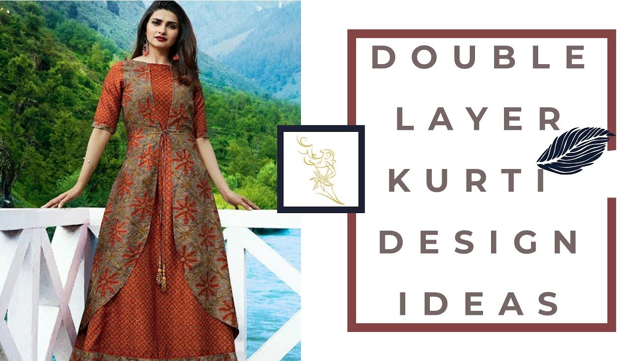 Trendy Double Layer Kurti Design Ideas || Pooja's Fashion Closet - YouTube
