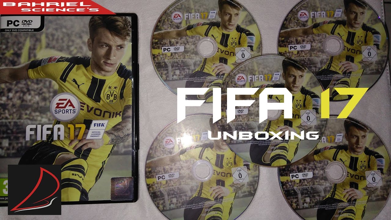 FIFA 17 PC ( 5 DVD ) - UNBOXING INDONESIA - YouTube