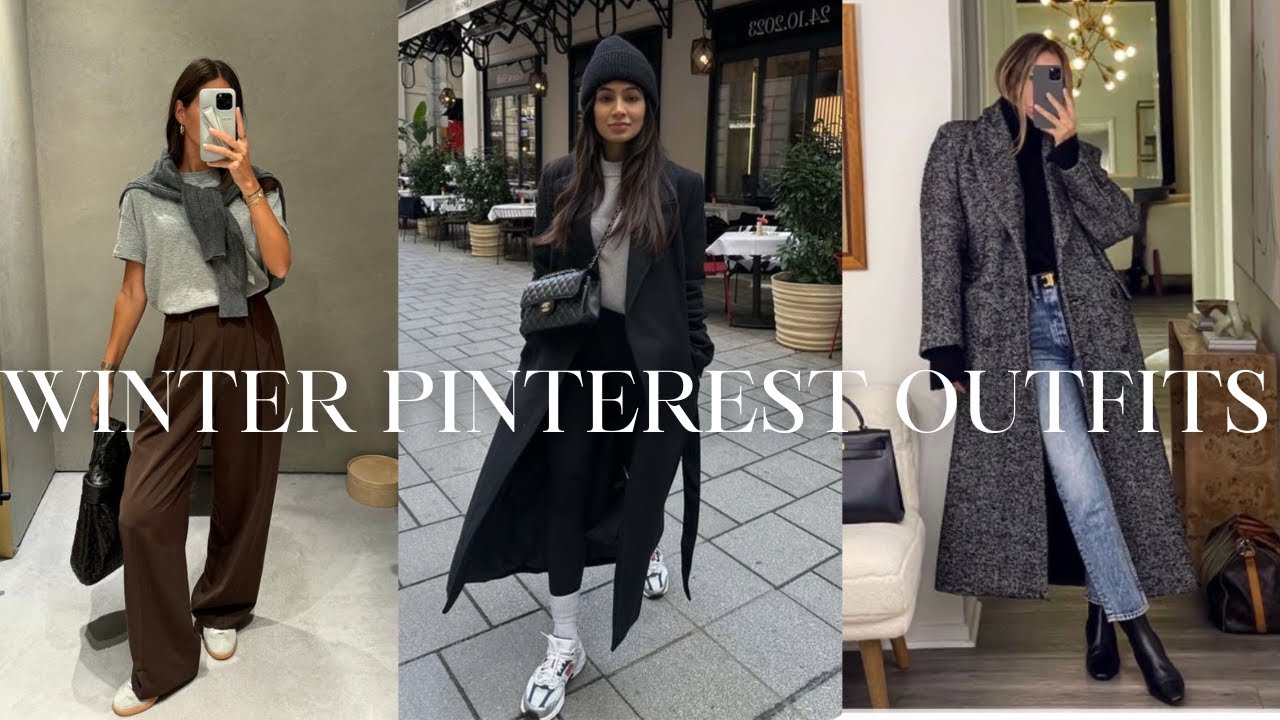 RECREATING WINTER PINTEREST OUTFITS 2024 | Casual Outfit Ideas - YouTube