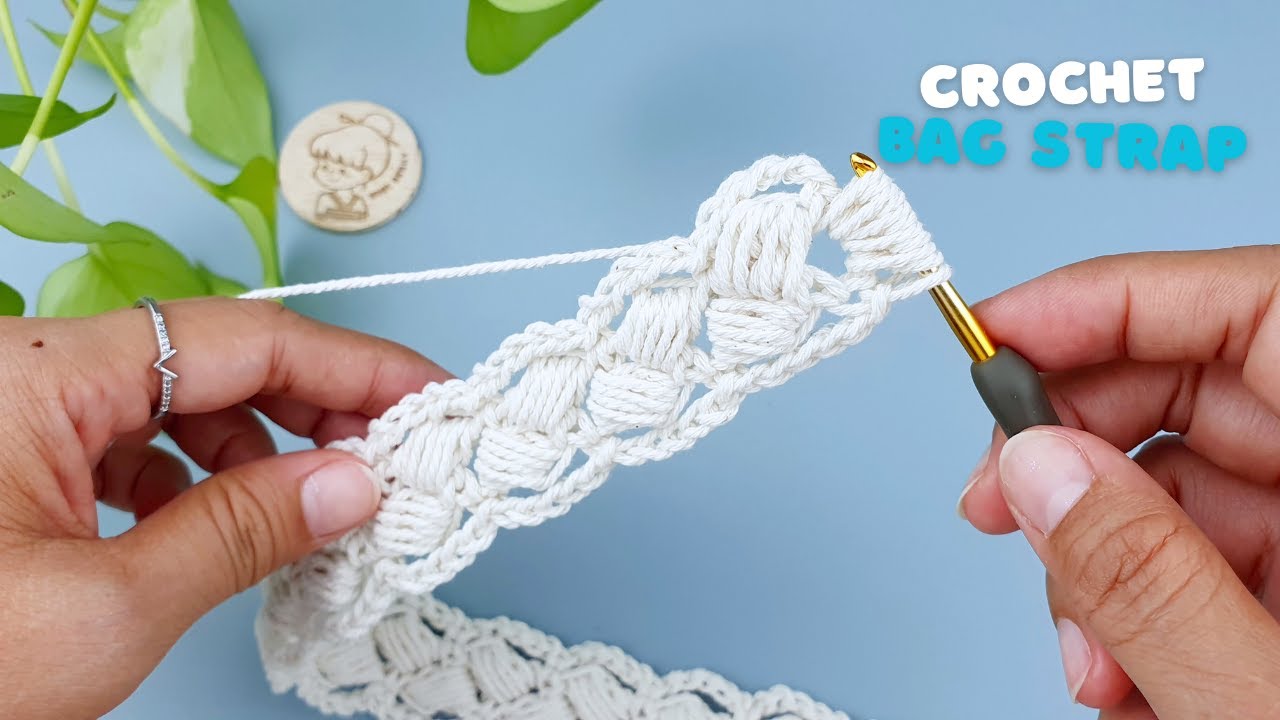 How to Crochet a Beautiful Cord | Crochet Strap for a Bag | ViVi Berry ...