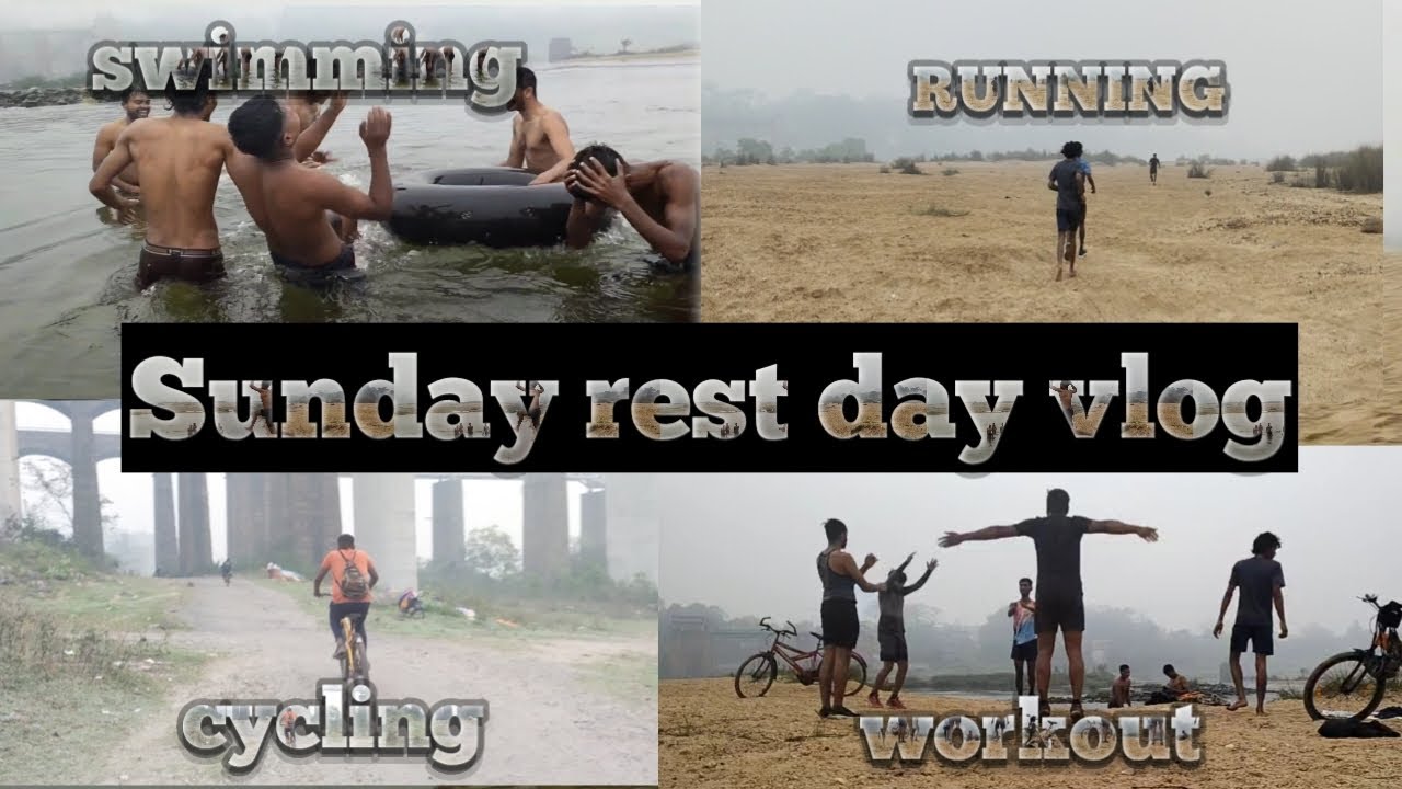 SUNDAY REST DAY VLOG| CYCLING | RUNNING | WORKOUT | SWIMMING | - YouTube
