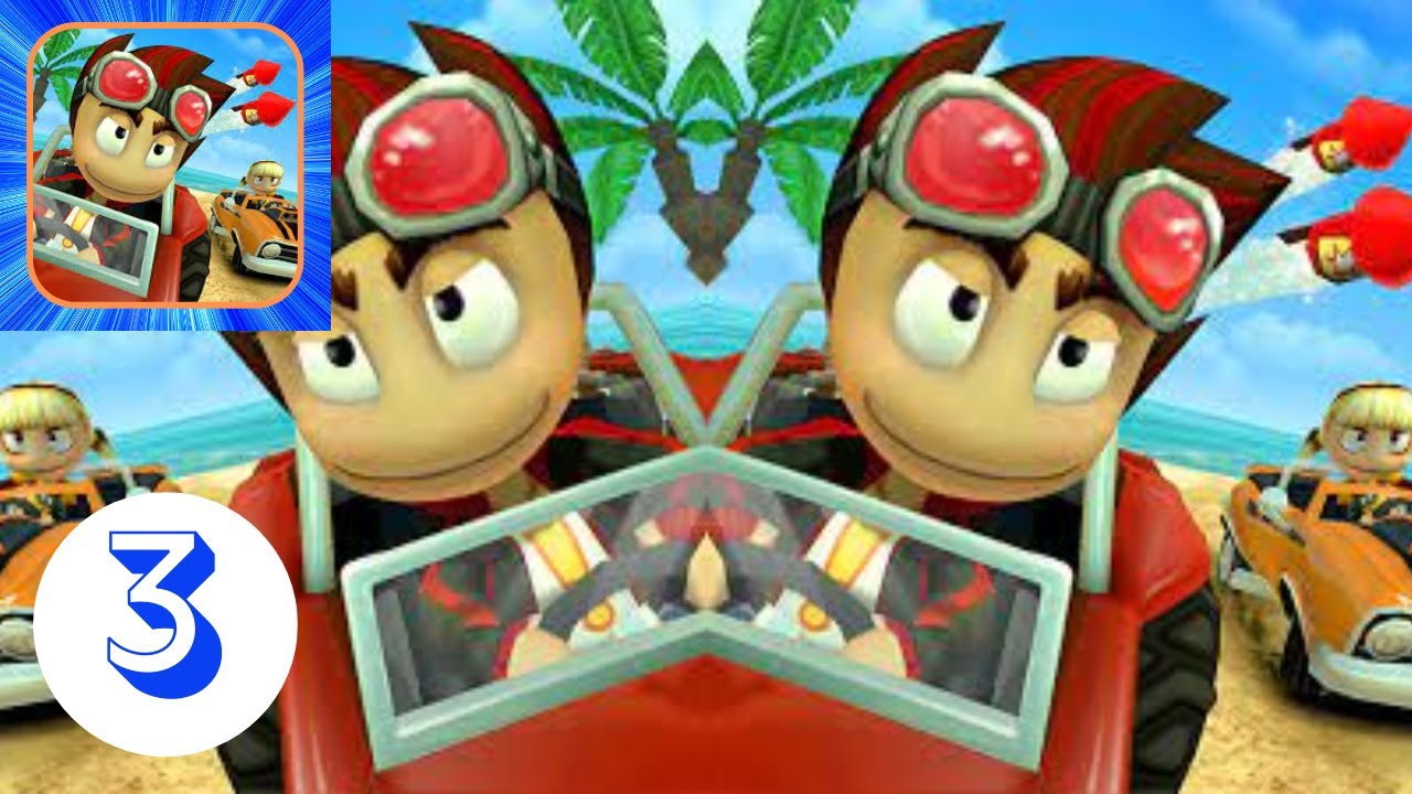 Beach Buggy Racing All Levels Gameplay Part 3 - Android, iOS - YouTube