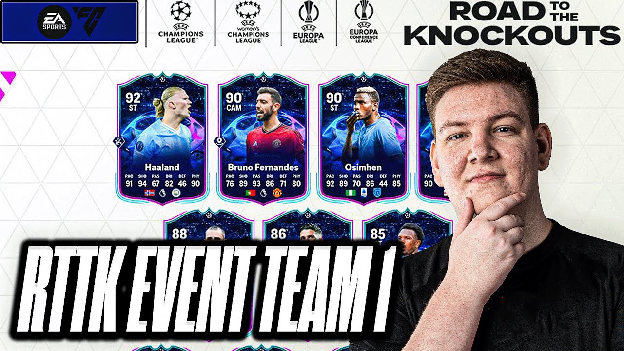 Erstes Event in EA FC 24 - Road to the Knockout Team 1 Bewertung! - YouTube