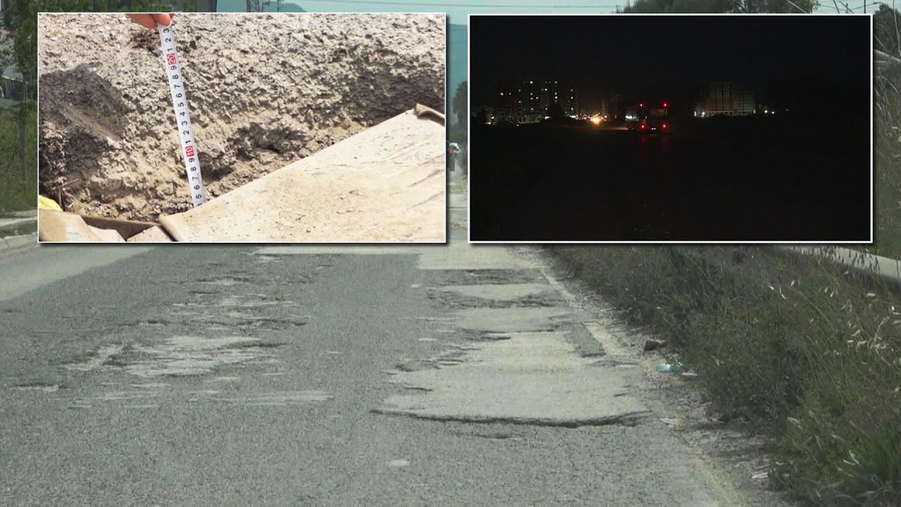 Rrugët në Shqipëri të mbetura rrugëve, gropat me thellësi deri në ...