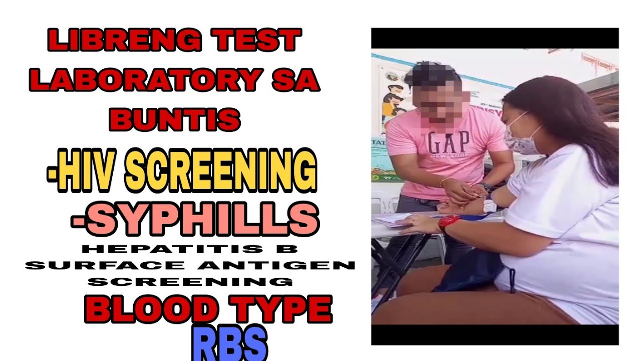 LIBRENG TEST LABORATORY SA BUNTIS | 900 DIN ANG SAVE | PRE NATAL CHECK ...