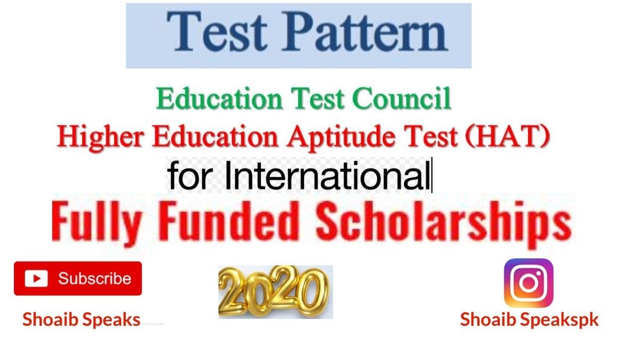 HEC HAT-Tests Pattern, model papers for International Scholarships ...