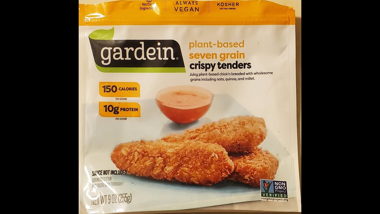 Gardein Plant-Based Seven Grain Crispy Tenders Review - YouTube