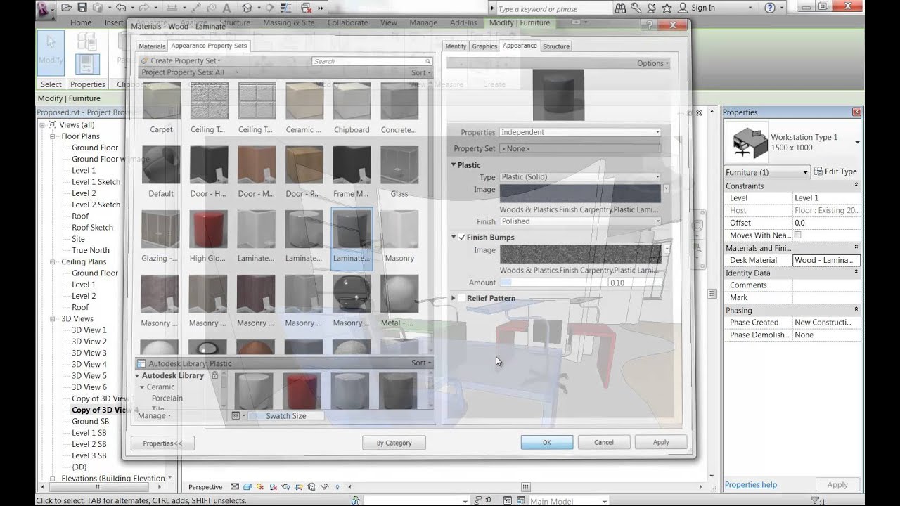 Revit Materials - YouTube