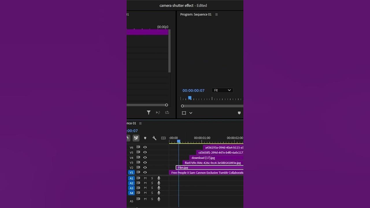 Camera Shutter Effect in Premiere Pro - YouTube
