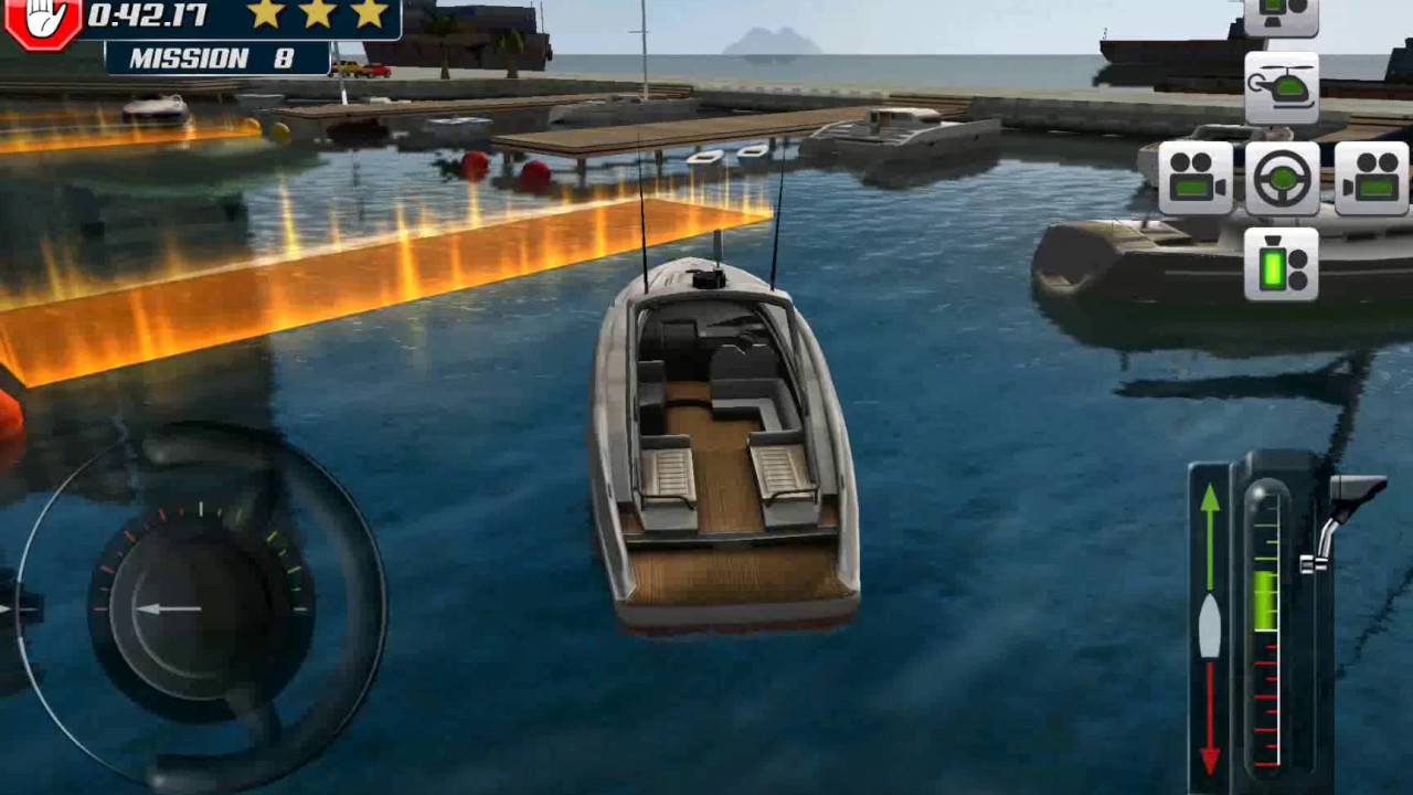 3D Boat Parking Simulator Game #07 Speedboat Android GamePlay HD - YouTube
